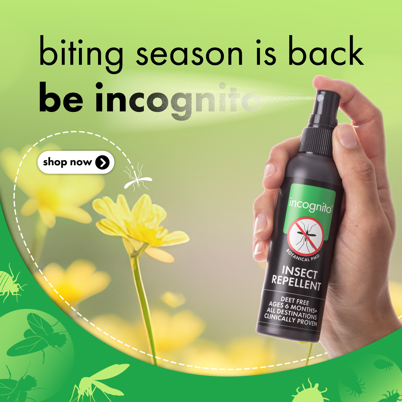 incognito Less Mosquito - Award Winning Insect Repellent